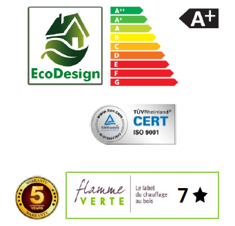 Malkinė krosnelė Panadero Java Wall 5,9kW - Paltaja