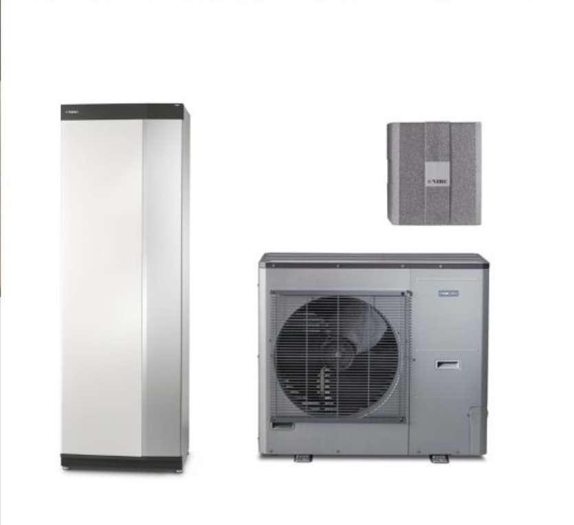 Šilumos siurbliai NIBE Split 8kW HBS05+AMS10+VVM S320 - Paltaja